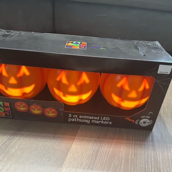 big lots | Holiday | Animated Led Pumpkin Pathway Markers | Poshmark